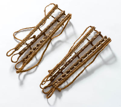 Leg weapon-sharkstooth; E6128.1 - Queensland Museum