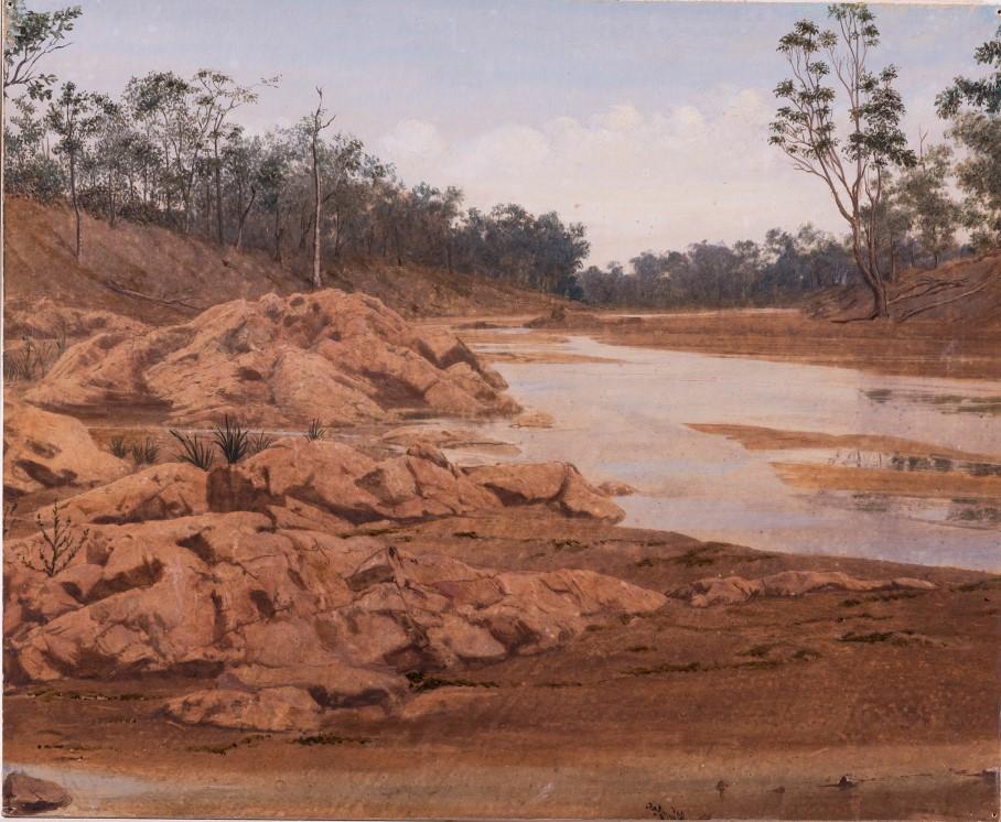 Photograph - Cape River, North Queensland. An old gold mining area ...