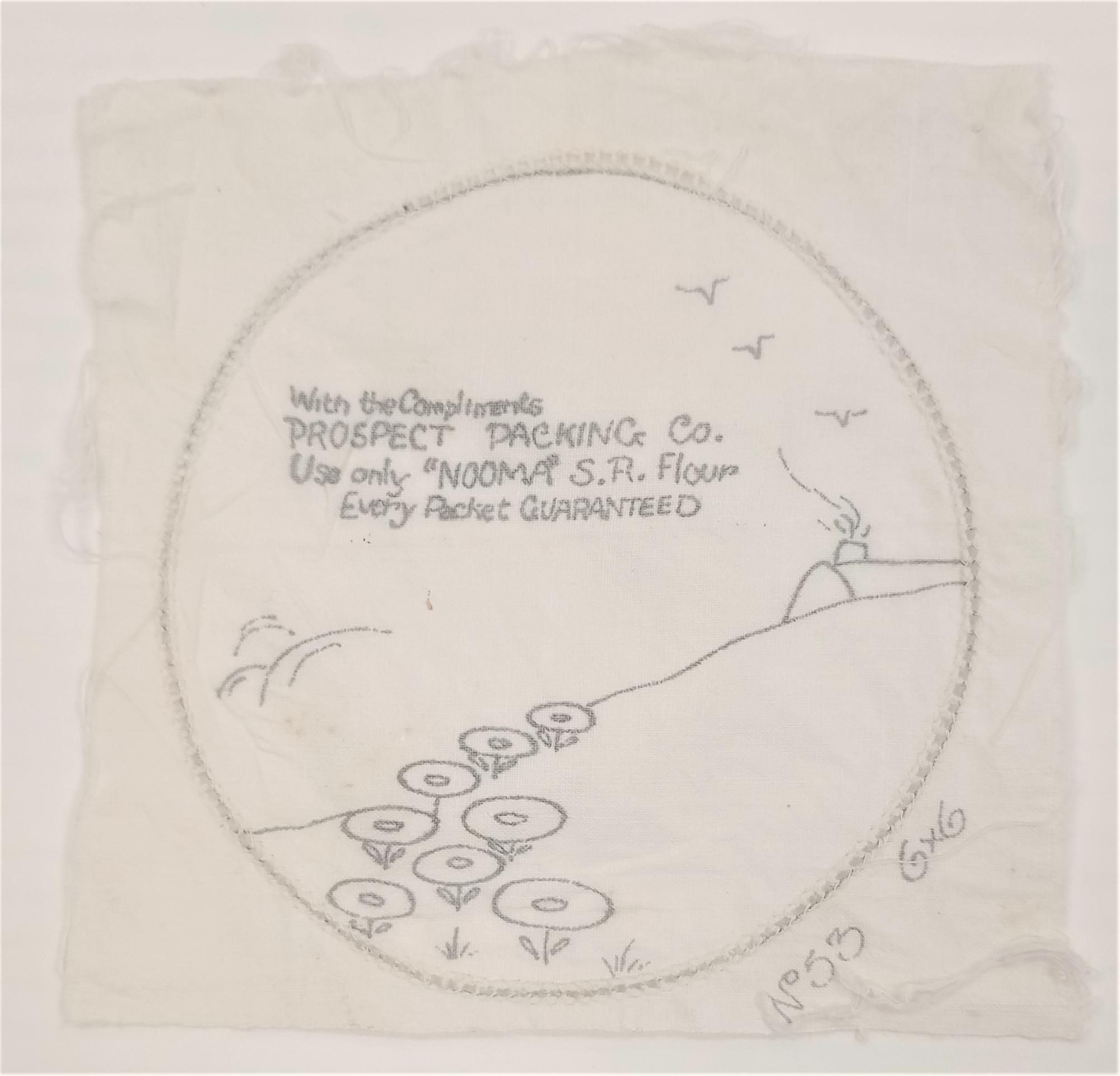 Flour bag stencil; H50901 - Queensland Museum Network