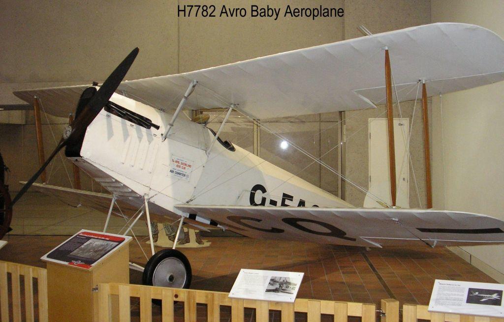 Aeroplane - Avro Baby; H7782 - Queensland Museum