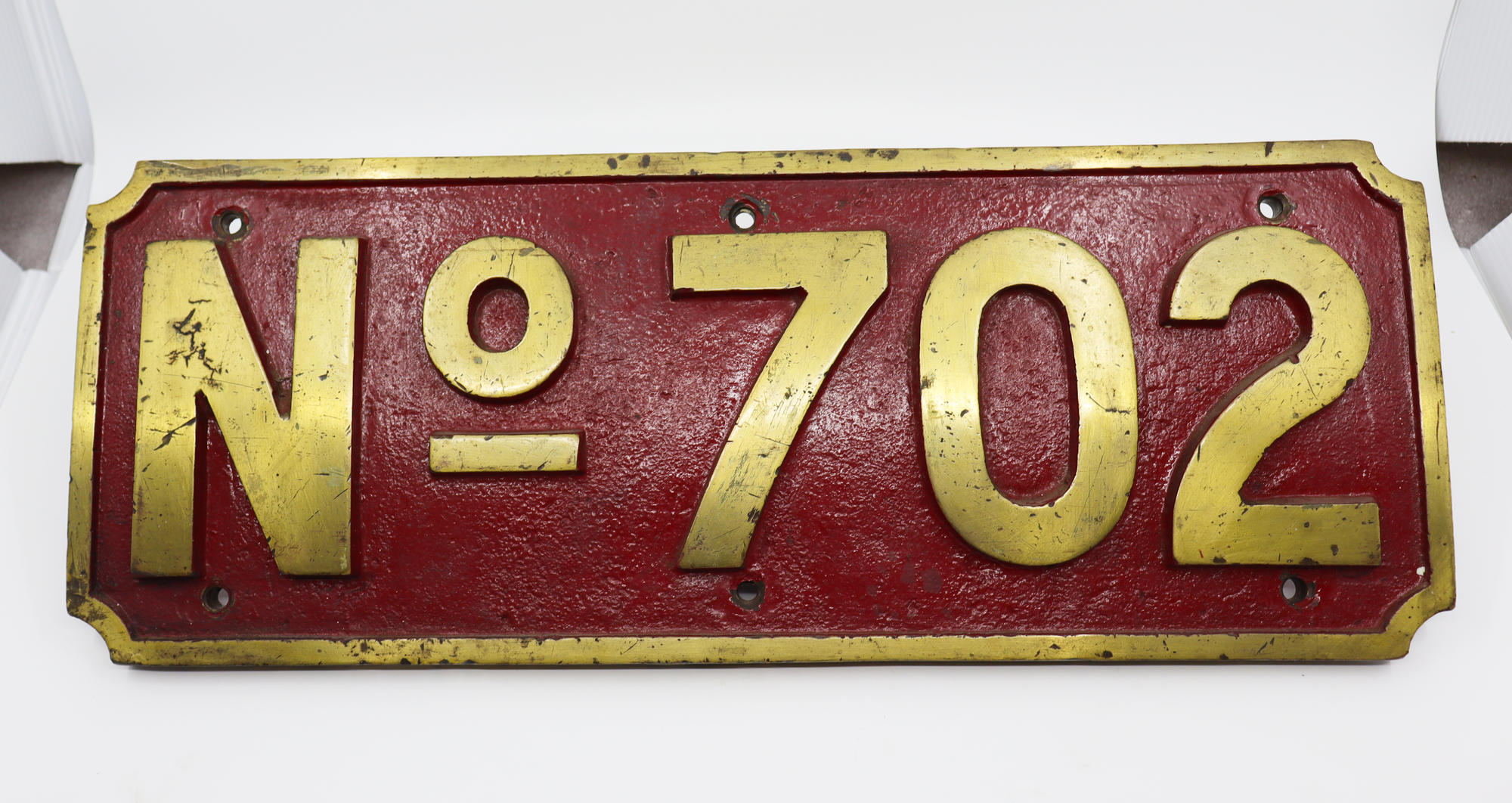 Number Plate - C19 Class Locomotive No.702; R840 - Queensland Museum