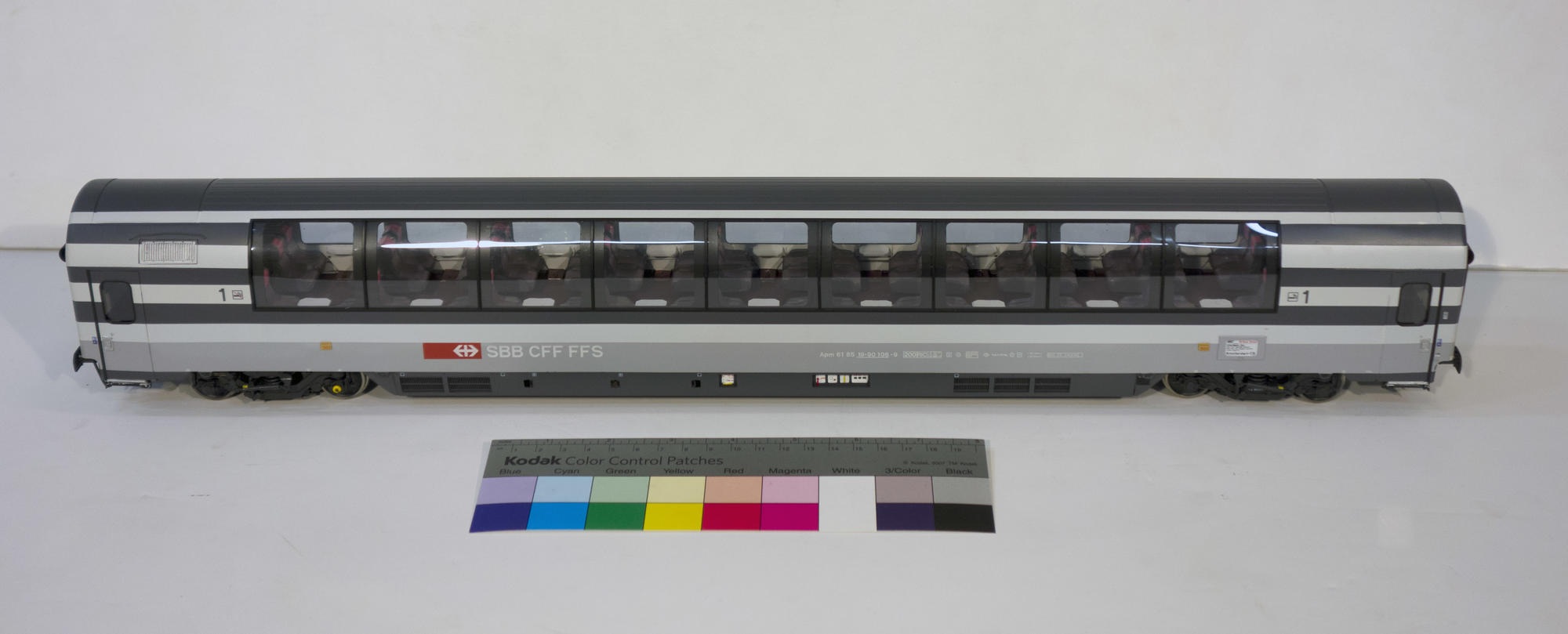 Model - SBB Eurocity First Class Panorama Car; R9244 - Queensland Museum